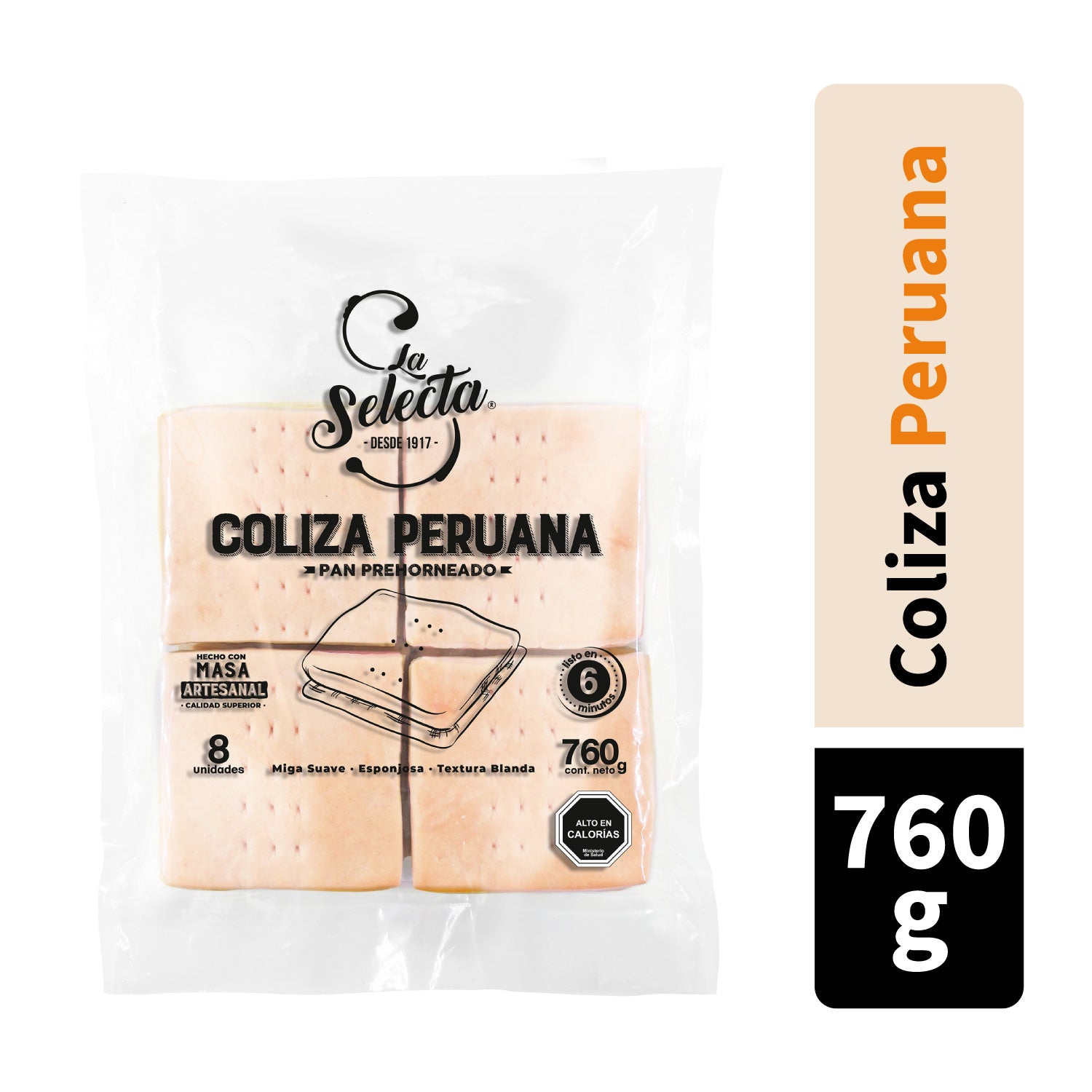 Coliza Peruana Pre Horneada 8 Unidades – La Selecta
